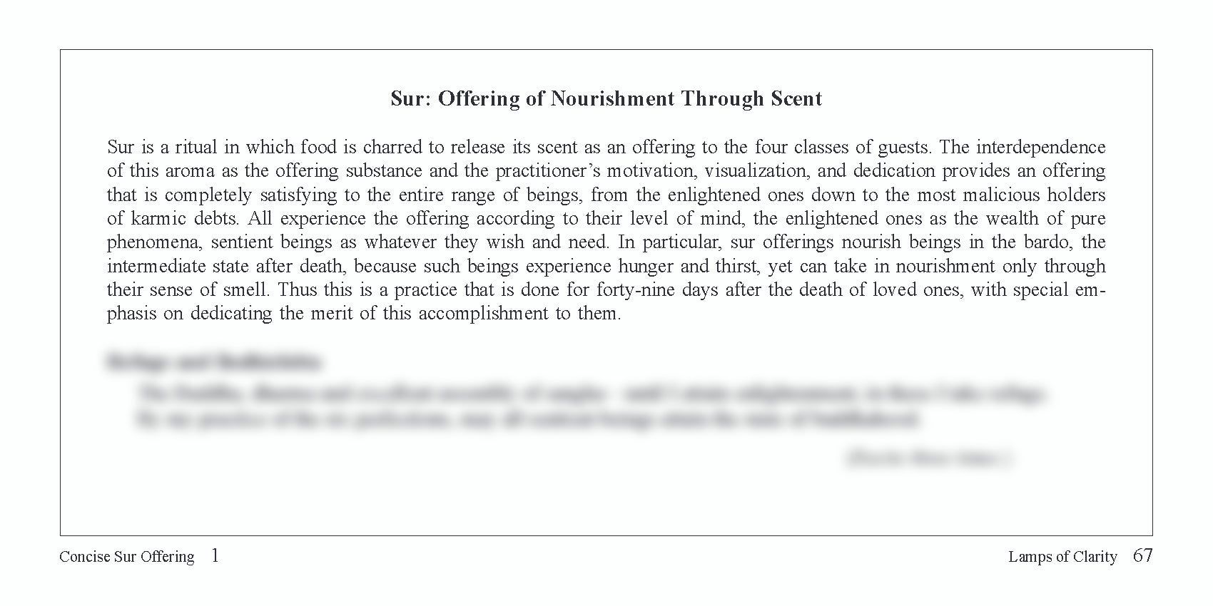 Sur Offering – Tibetan Treasures